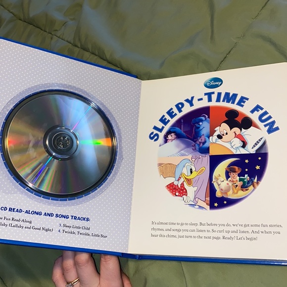 Disney | Accents | Disney Sleepy Time Fun Book And Cd | Poshmark